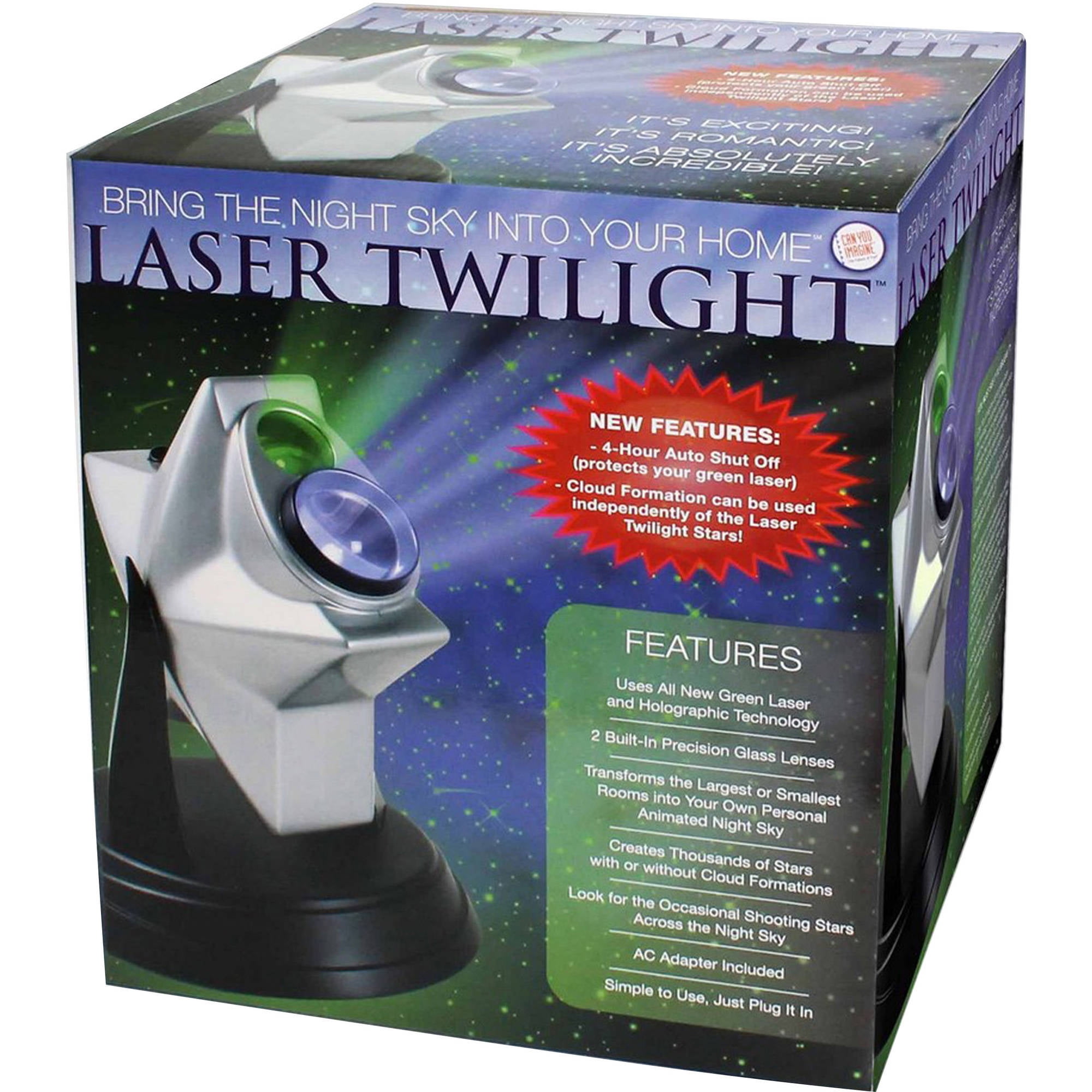 Laser Twilight Projector - Animated Star and Cloud Light Toy for Kids ...