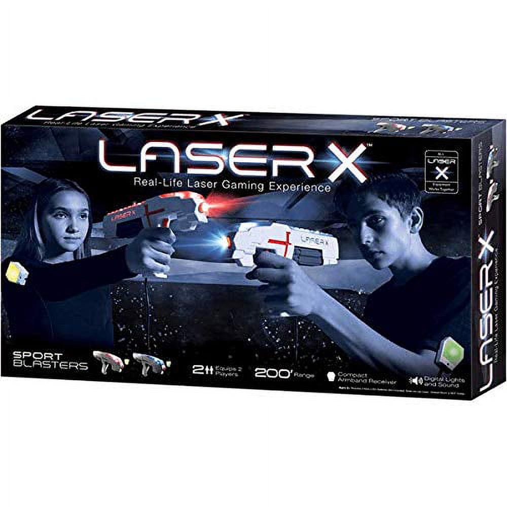 Laser X Double Sports Blaster 200' Range Full Size Multi- Cognitive ...