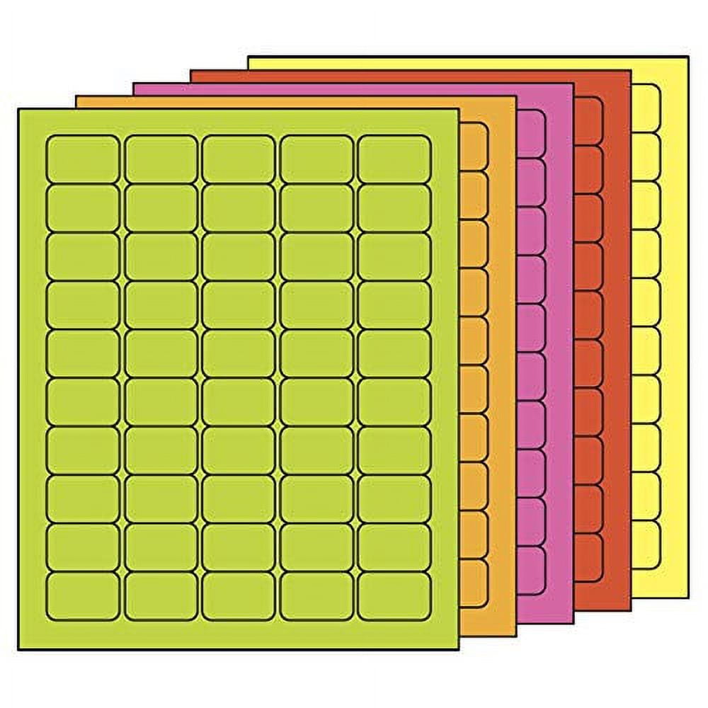 Laser and Inkjet Spine and Processing Labels 1in H x 1 1/2in W 1250/Pkg ...