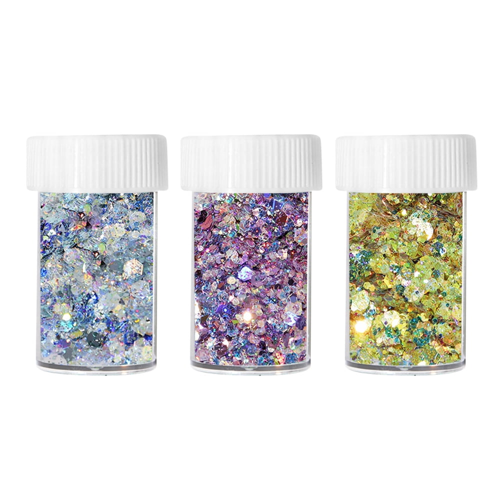 Laser flash powder patch nail flash powder block holographic flash with ...