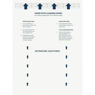 Wide Format Laser, Inkjet, Plotter and Poster Printer Cleaning Sheet ...