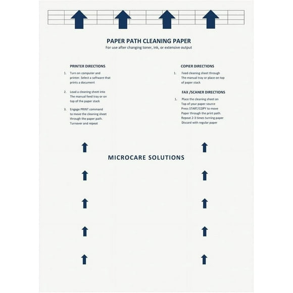 Printer Cleaning Sheets