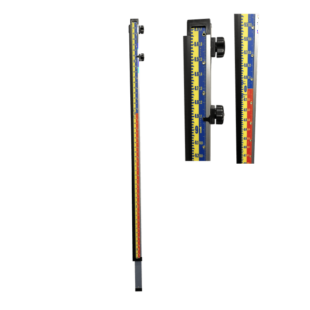 LaserLine GR1000 10' Direct Elevation Reading Rod in Tenths & Cut/Fill ...