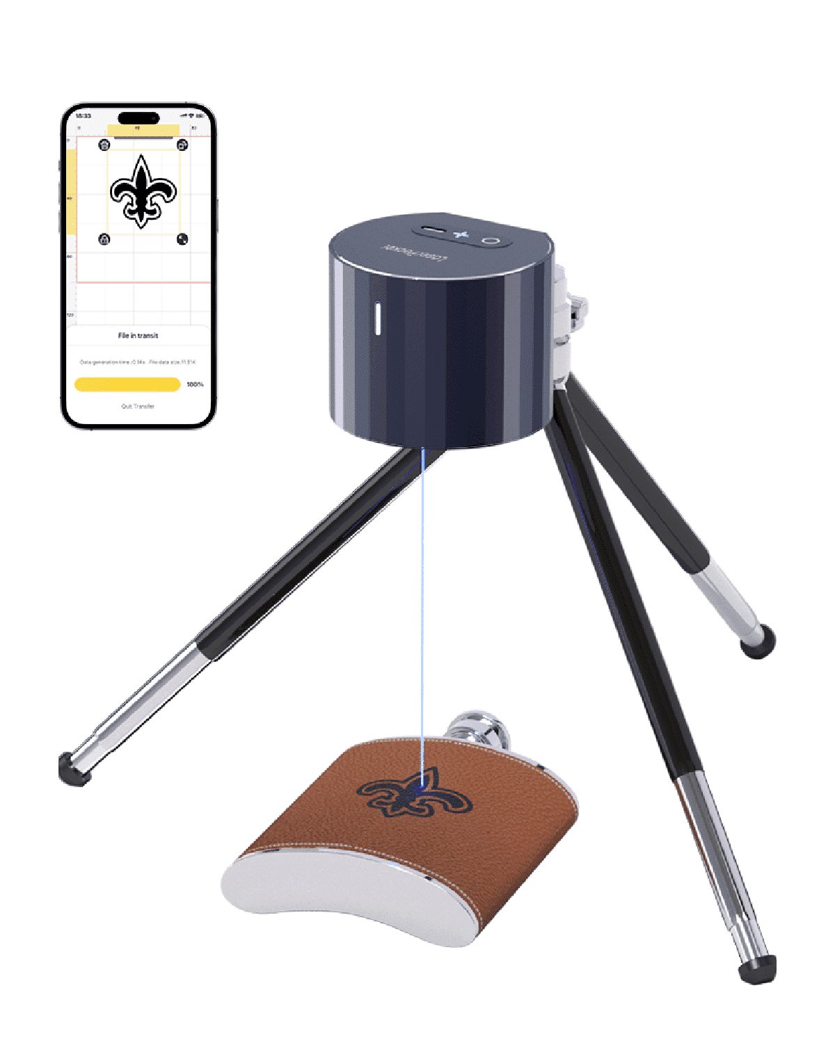 LaserPecker LP1 Pro Laser Engraver for Beginners, Mini Portable Laser ...