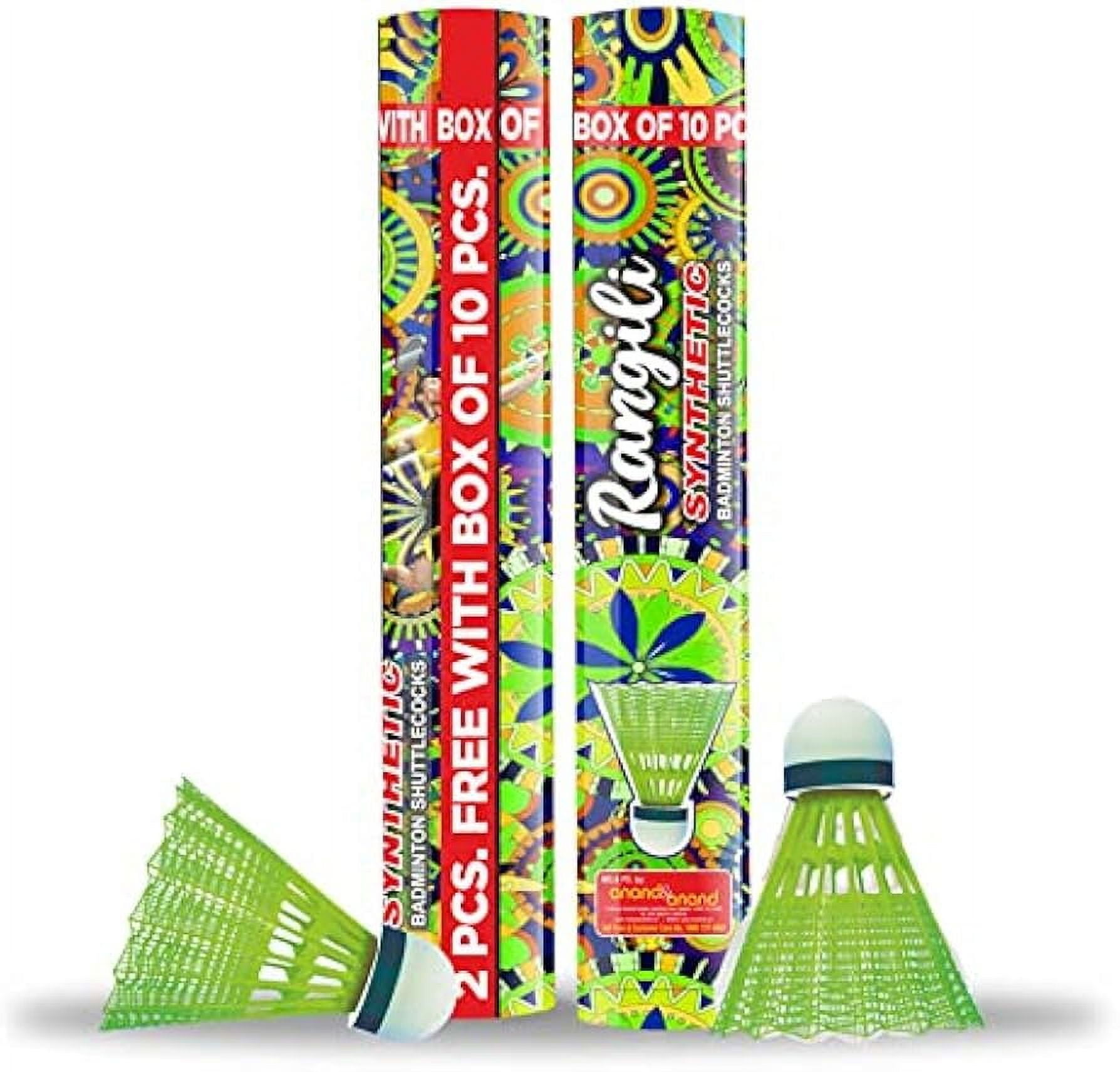 Laserguru Rangili Synthetic Crown And First Grade Eva Bottom Badminton ...