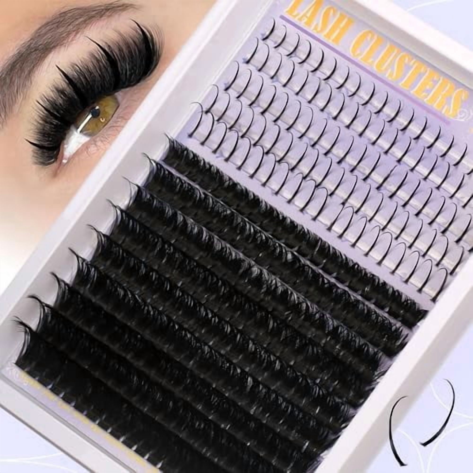 Lash Clusters 100D Lash Spikes Eyelash Clusters Volume 260pac Long 10 ...