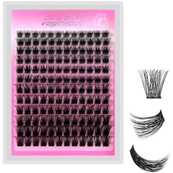 Lash Clusters 8-18mm Wispy Eyelash Clusters 144 count Cluster Lashes ...