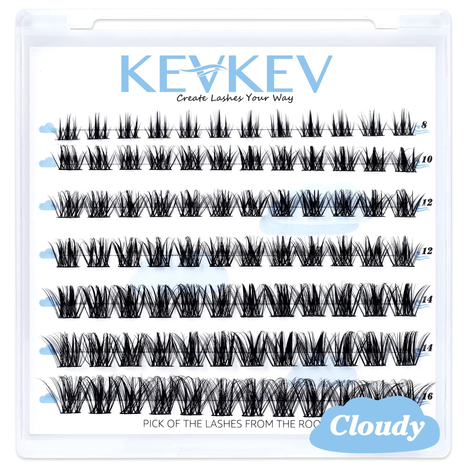 Lash Clusters 84 Pcs OLF24 Cluster Lashes Natural Look DIY Lash ...