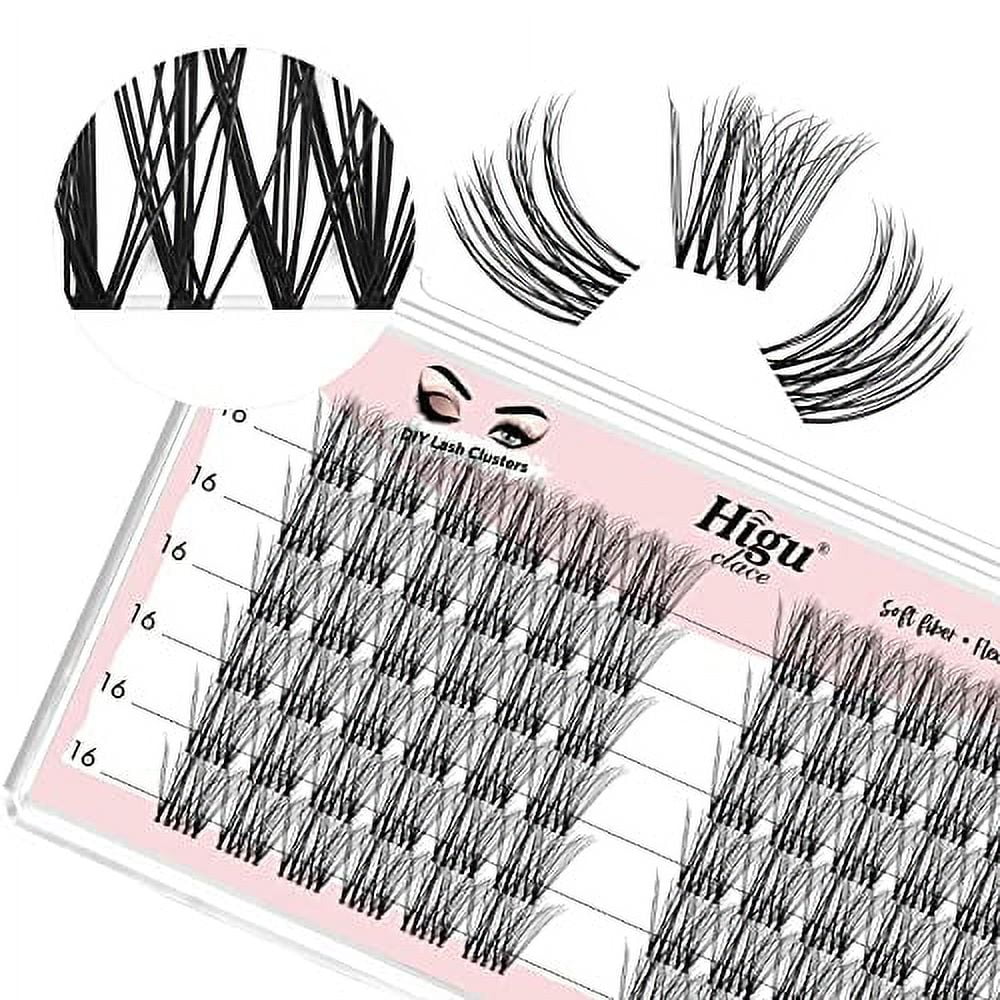 Lash Clusters Diy Eyelash Extensions 72 Pcs 3d Multiple Layers Eyelash