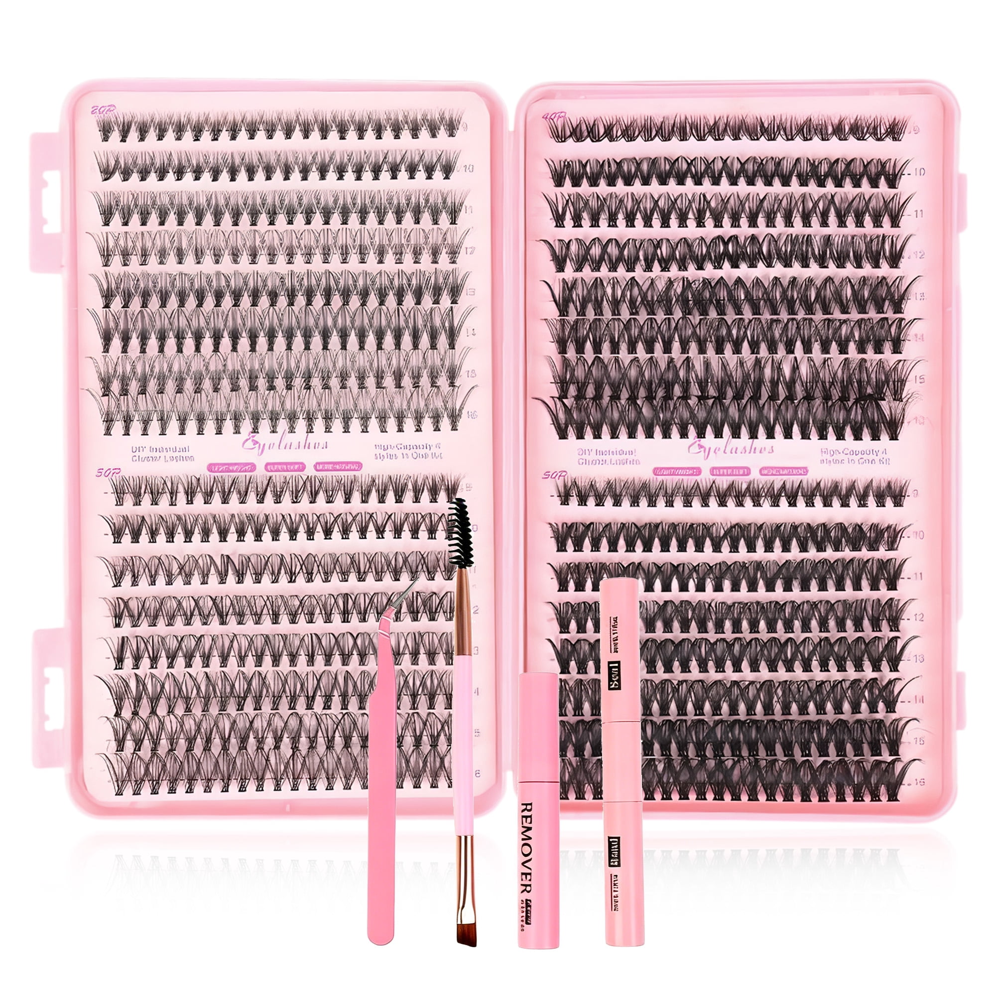 Lash Clusters Kit, Individual Lashes Clusters Eyelash Extension Kit 30D ...