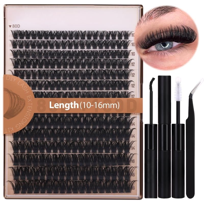 Lash Clusters Kit Lash Extension Kit D Curvature Eyelash Extensions ...