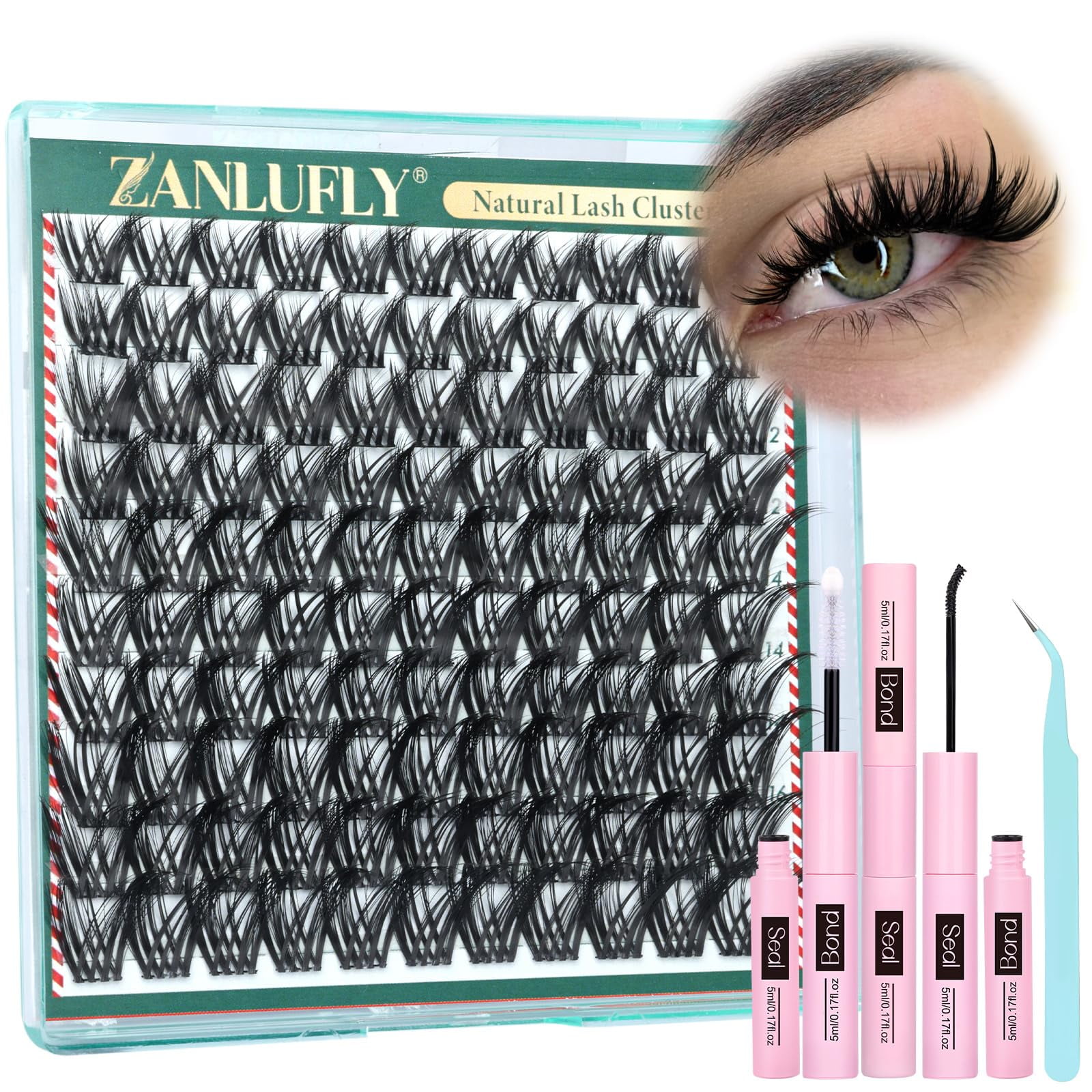 Lash Clusters Kit Natural SSF20 Eyelash Clusters Kit Wispy Lash ...
