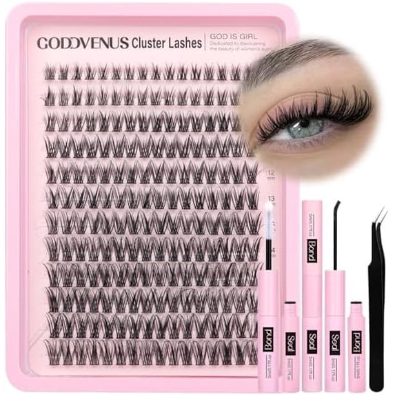 Lash Clusters Kit Wispy Lash Extension Kit Lashes Clusters DIY Eyelash ...
