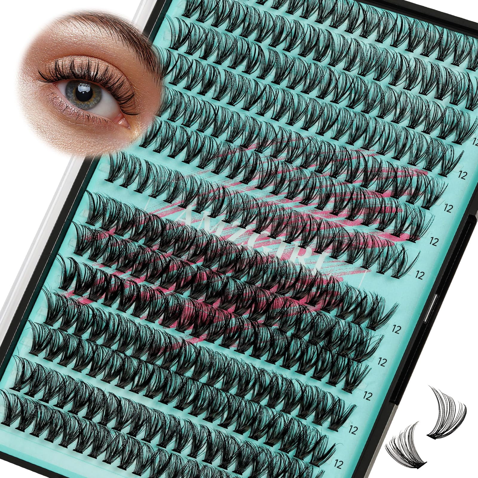 Lash Clusters Wispy 280PCS OLF24 Eyelash Extension 30D Cluster Lashes ...