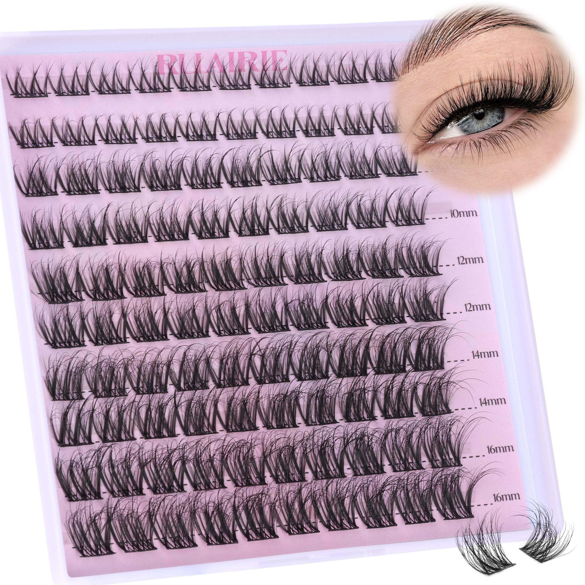 Lash Clusters Wispy Eyelash AIF9 Clusters Eyelash Extensions 100pcs 8 ...