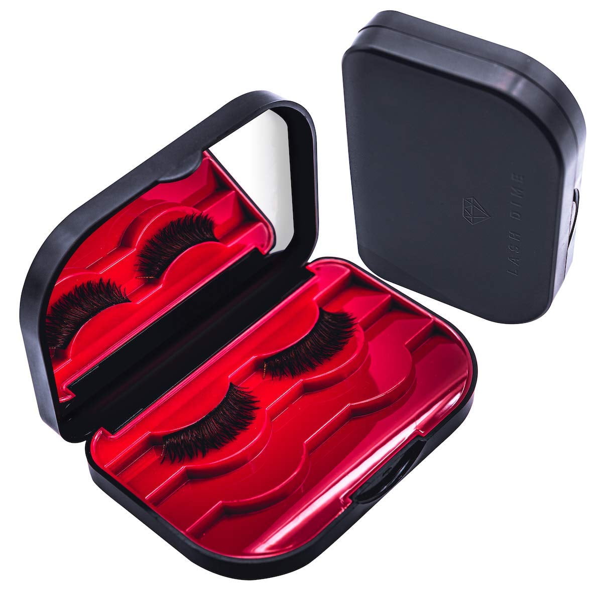 Lash Dime 3 Tier Eyelash Case - Holder, Easy to Open Lash Storage Case ...