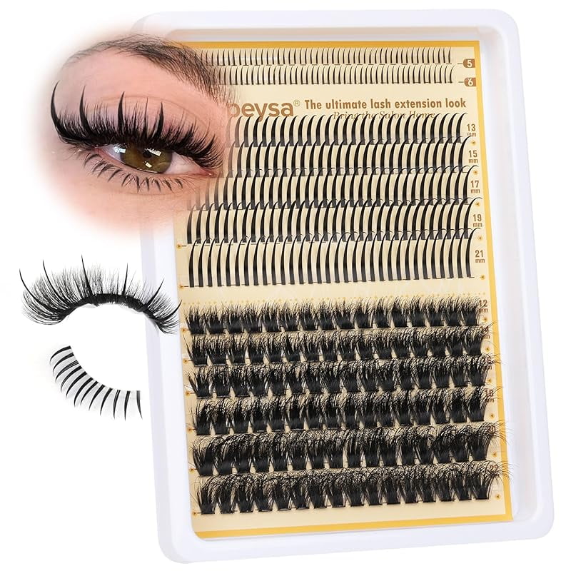 Lash Extension Kit Thick Eyelash Extension Kit 10-18mm Fluff Volume ...