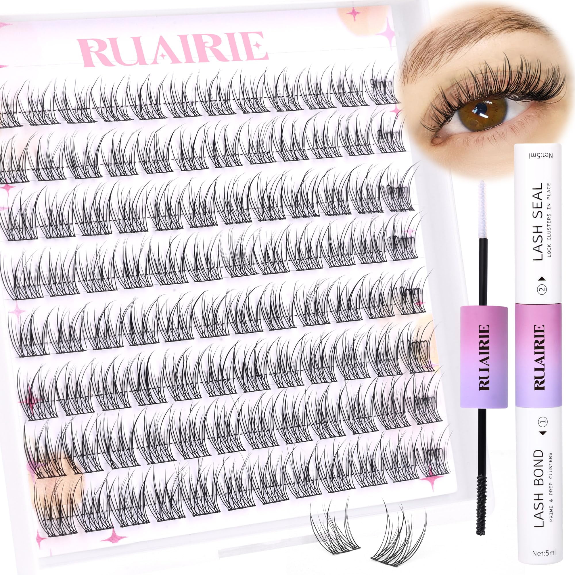 Lash Extension Kit Wispy IFF17 Lash Clusters Kit Eyelash Extension Kit ...