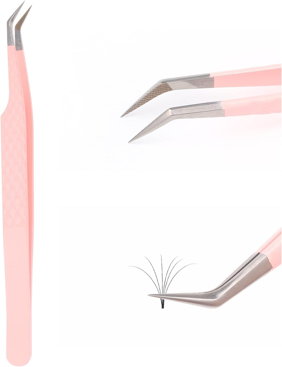 Lash Extension Tweezers Fiber Tip Lash Tweezers for Eyelash Extensions ...