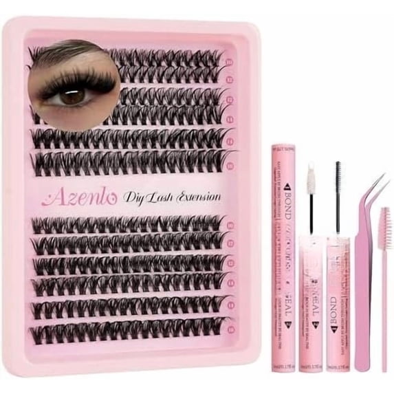 Lash Extensions 40D+60D Cluster 240 count DIY Lash Clusters 10-16mm ...