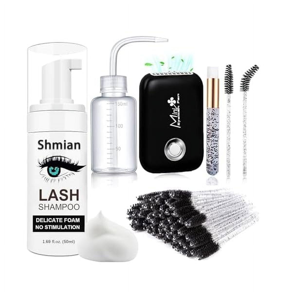 Lash Fan Dryer, Shmian Portable Handheld Blower for Eyelash Extensions, 3 Wind Speed Eyelash Fan ...