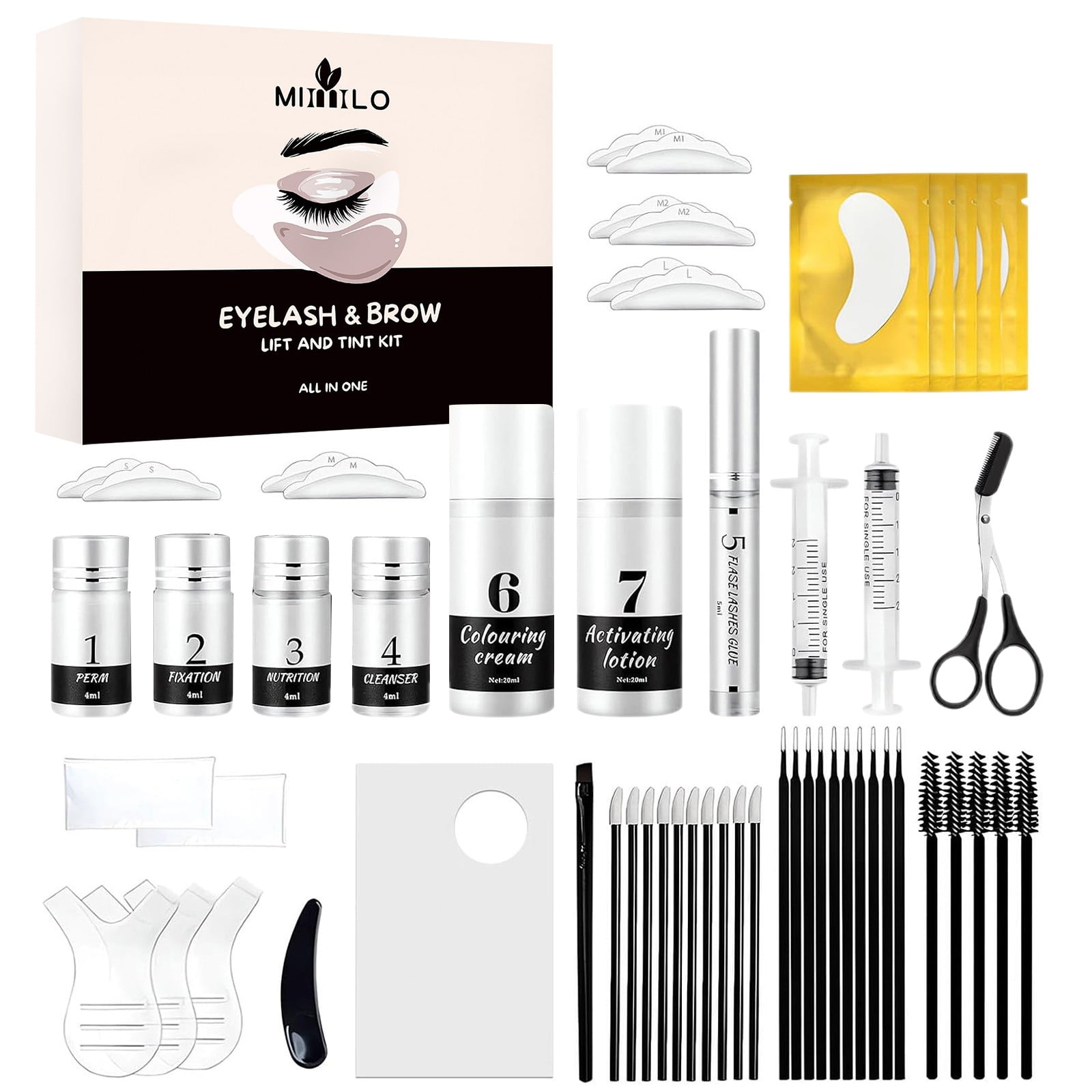 Lash Kit Lash Perm Kit Lash and Brow Lamination Kit Curling and Lifting ...