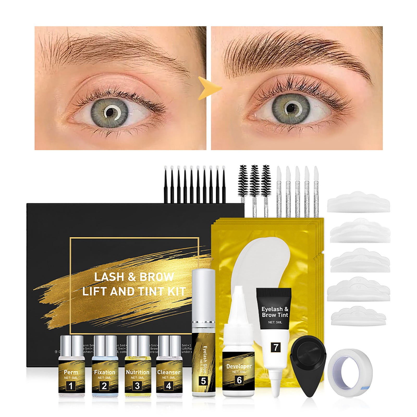 Lash Lift Kit - Brow Lamination Kit, Eyebrow Lamination Kit ...
