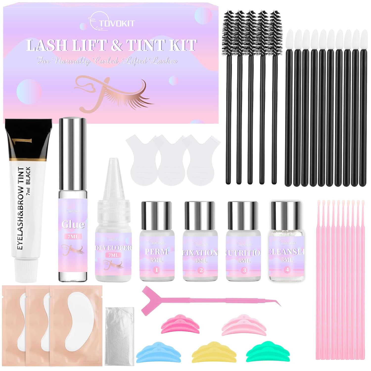 Lash Lift Kit, Eyelash Perm Kit, Professional Eyelash Lift Kit at Home ...