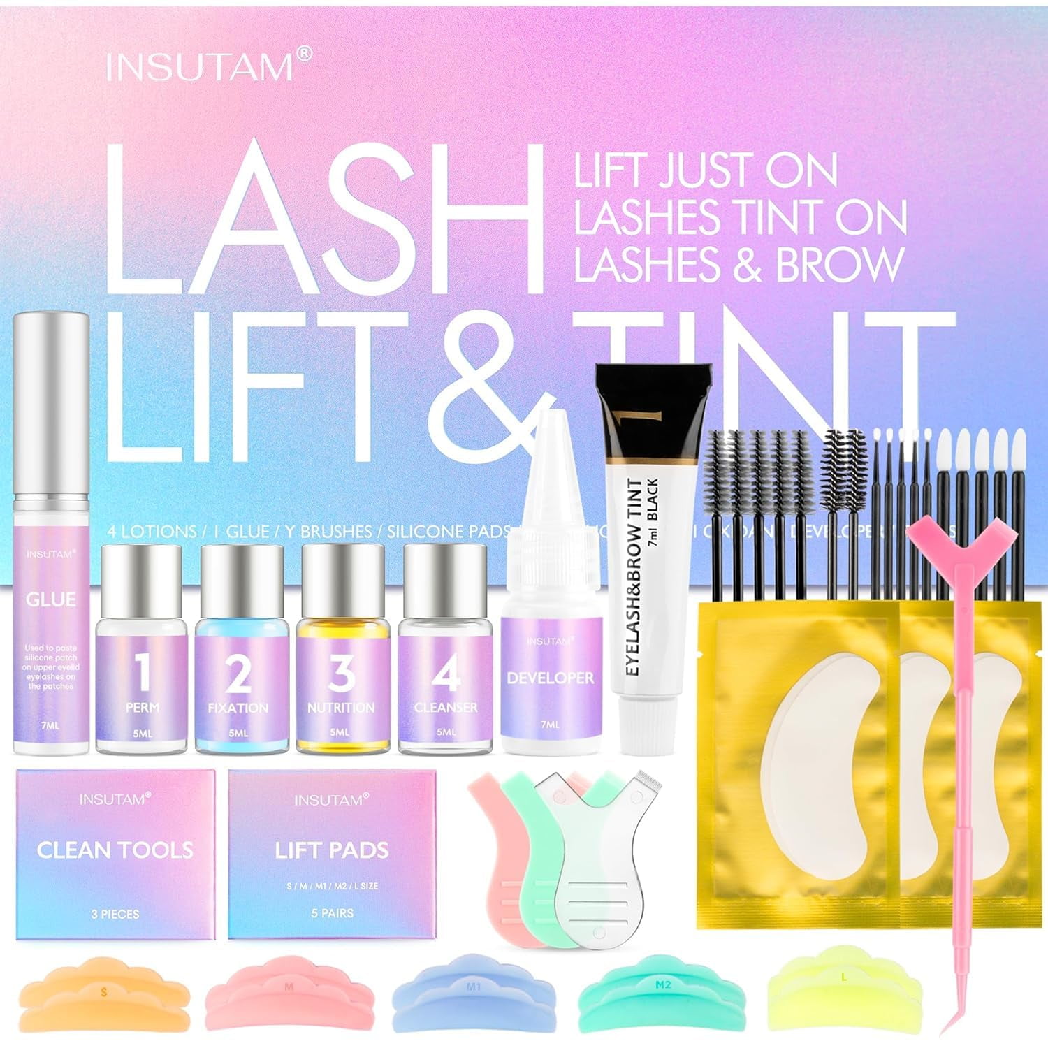 Lash Lift Kit for Home Salon: Eyelash Lift Kit for Beginner ...