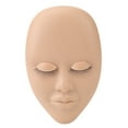 Lash Mannequin Head Reusable Soft Rubber 3D Effects Replaced Eyelids ...