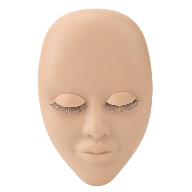 Lash Mannequin Head Reusable Soft Rubber 3d Effects Replaced Eyelids Mannequin Head For Double