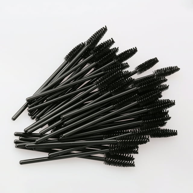 Lash Spoolie Brush 100 Pcs Makeup Eyelash Brushes Disposable Mascara ...