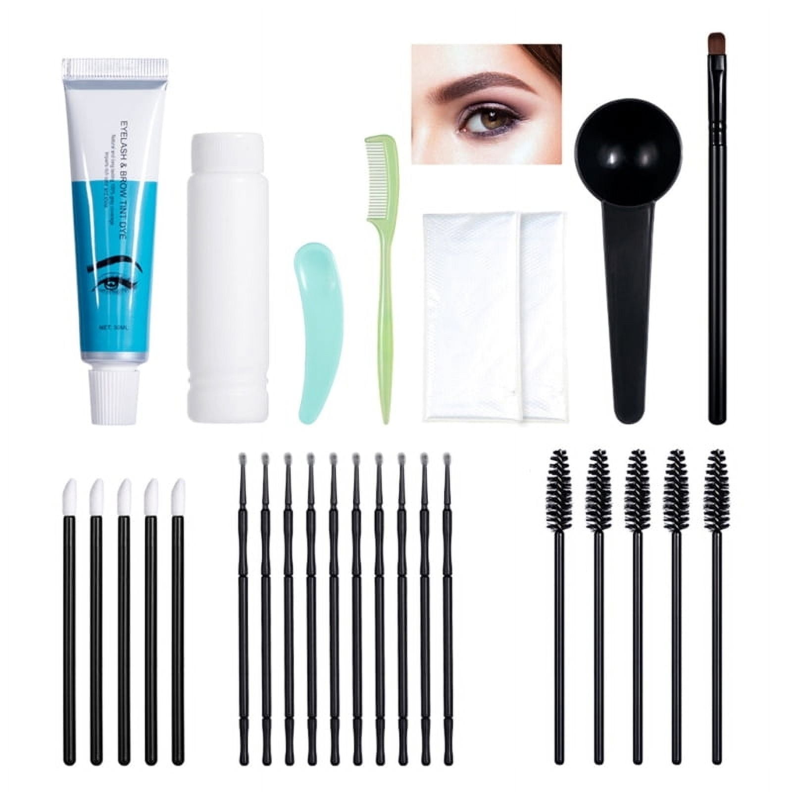 Lash Tint Dye Kit,Eyebrow Eyelash Tint Kit Home Pro Training Lash Brow ...