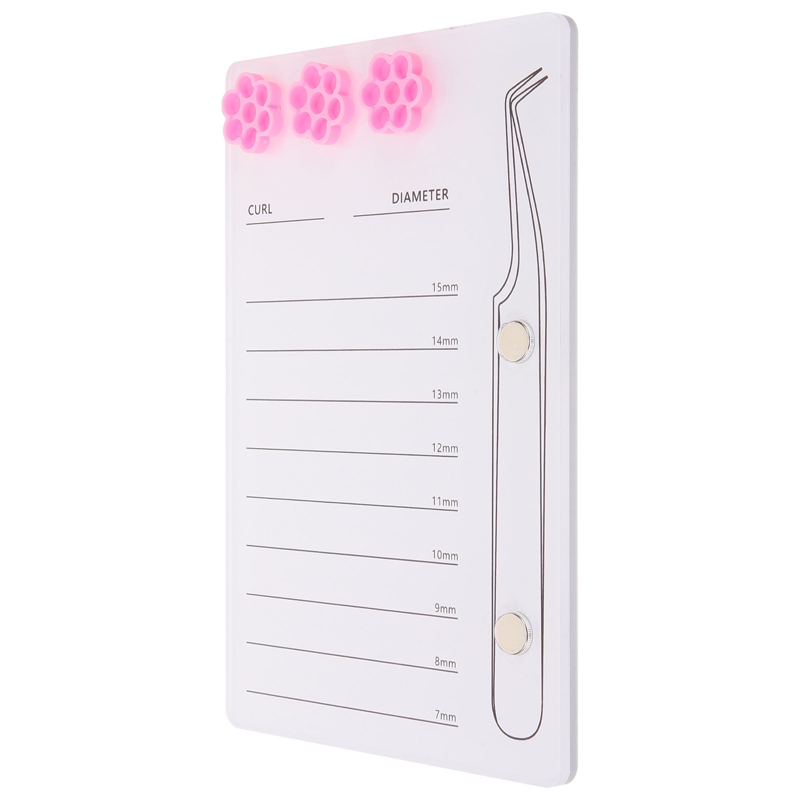 Lash Tray Women Eyelash Board Acrylic Lash Pallet Lash Extension ...