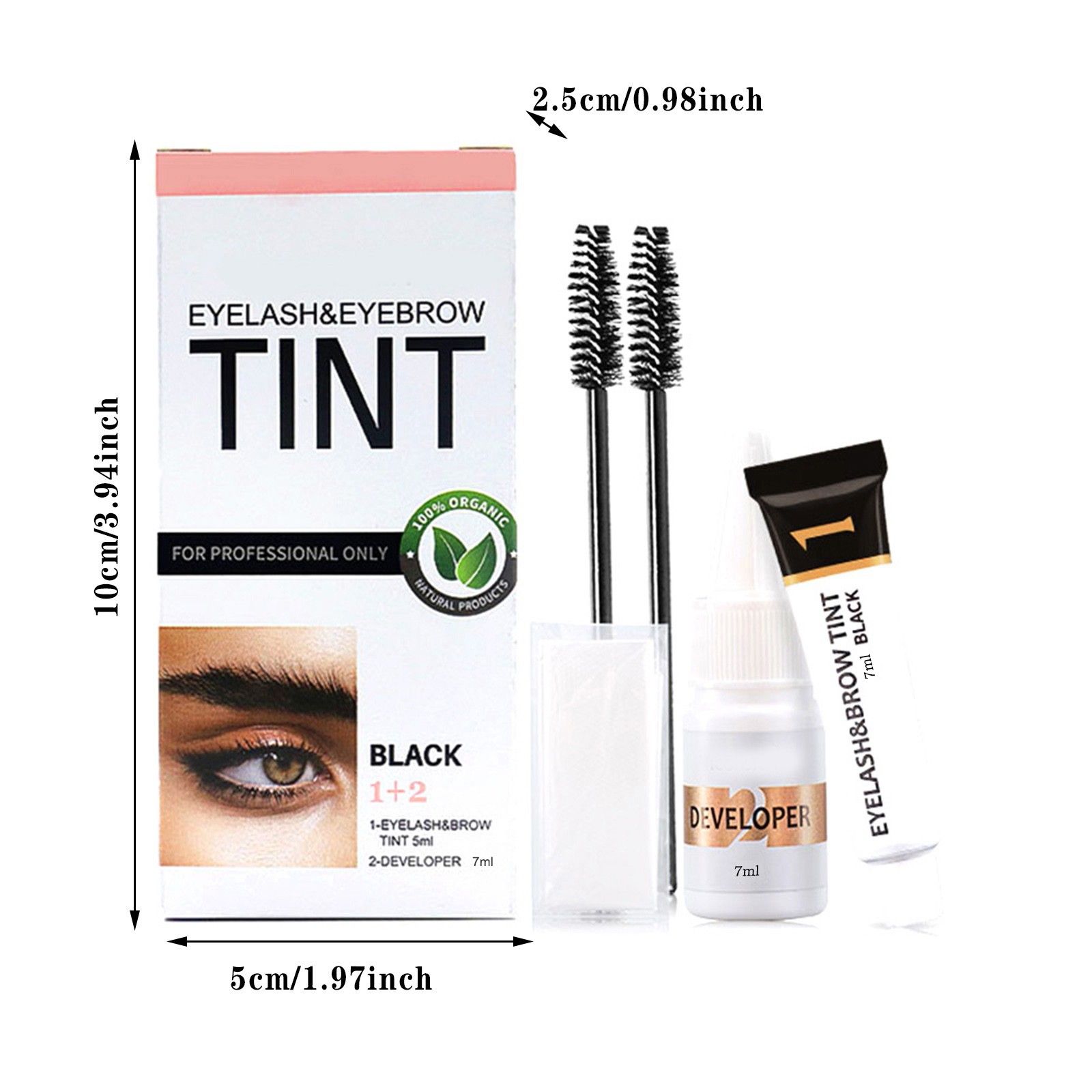 Lash and Brow Tint Kit – Eyelash & Eyebrow Tint Set – Dye Kit with ...