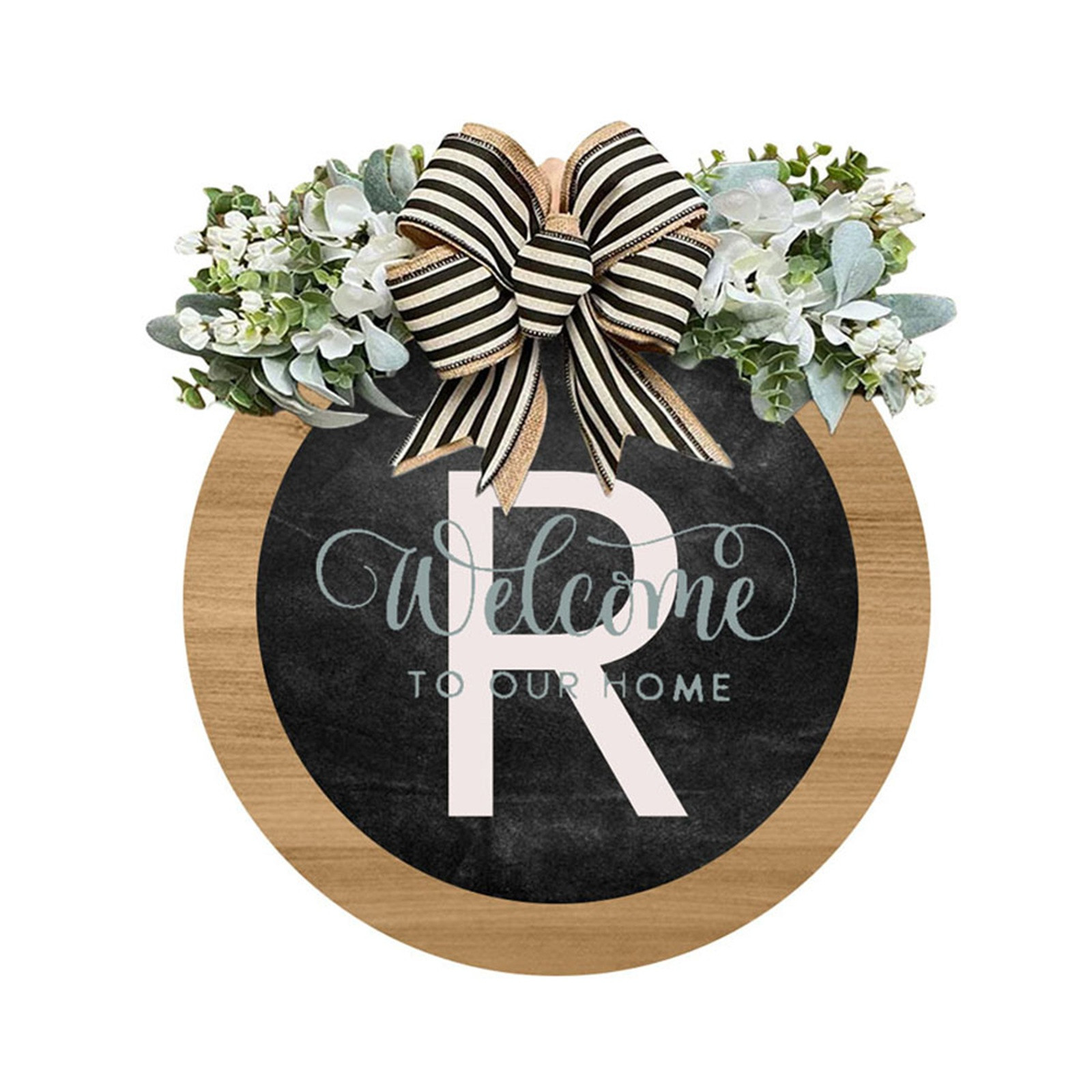 Lashall Fall Wreaths for Front Door New Surname Year Round Front Door ...