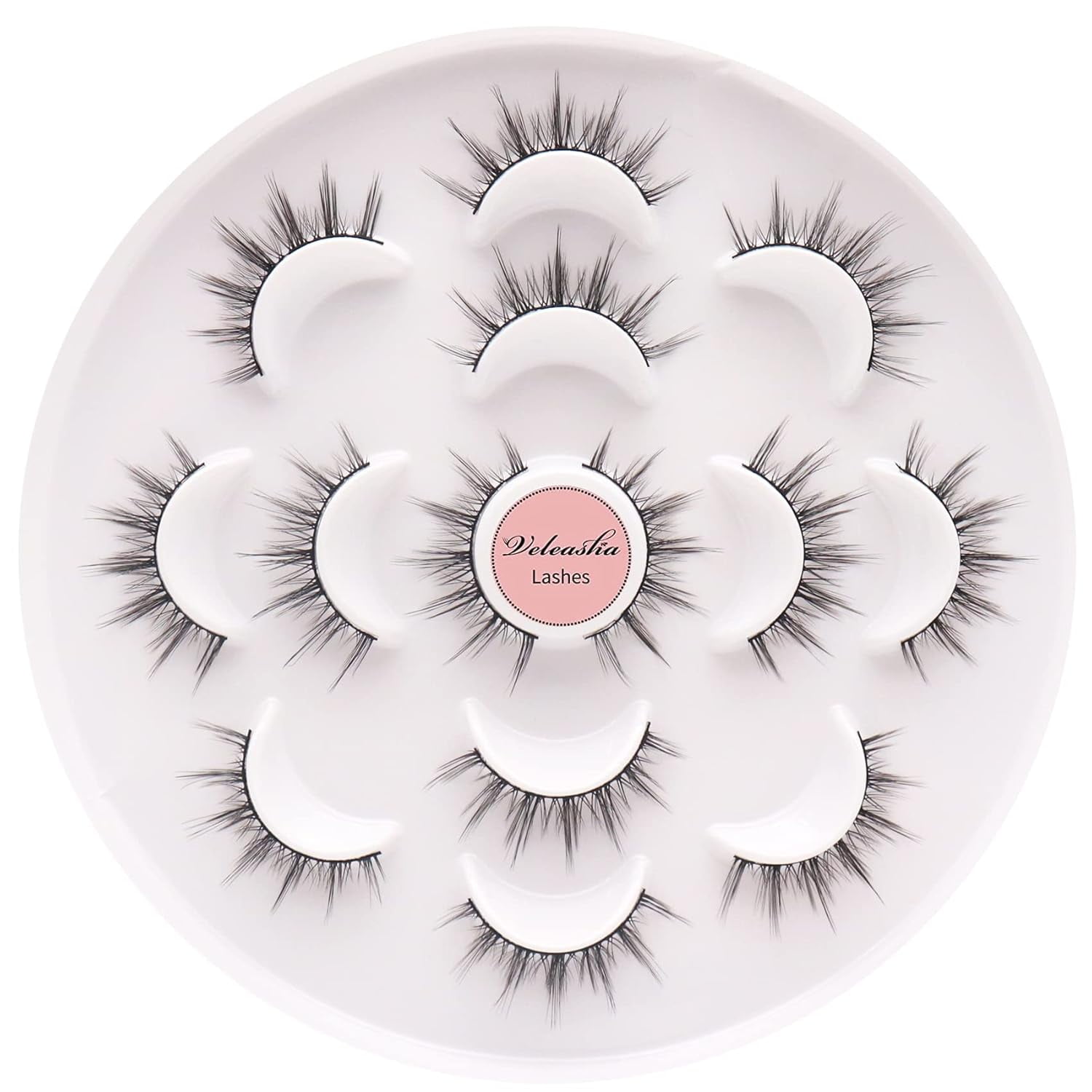 Lashes 5D Faux Mink Lashes False Eyelashes Handmade Manga Lashes Spike ...