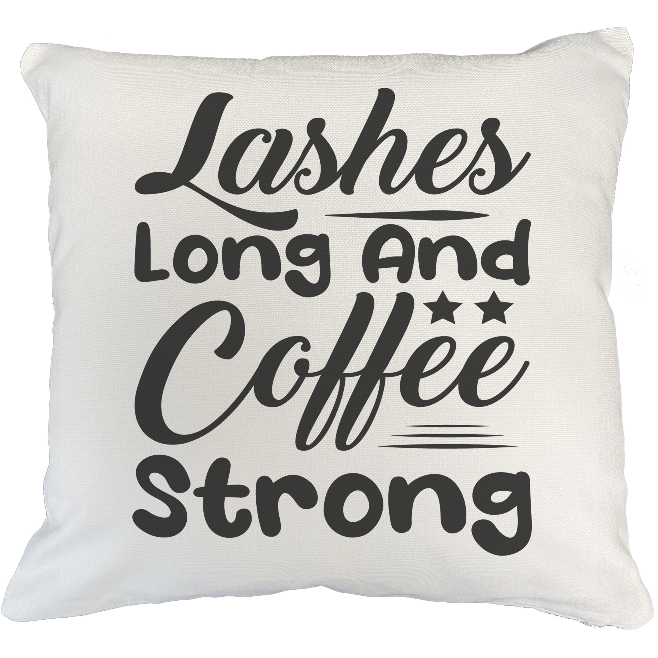 Lashes Long & Coffee Strong, Caffeine Lover Lash Artists Quote - Beauty ...