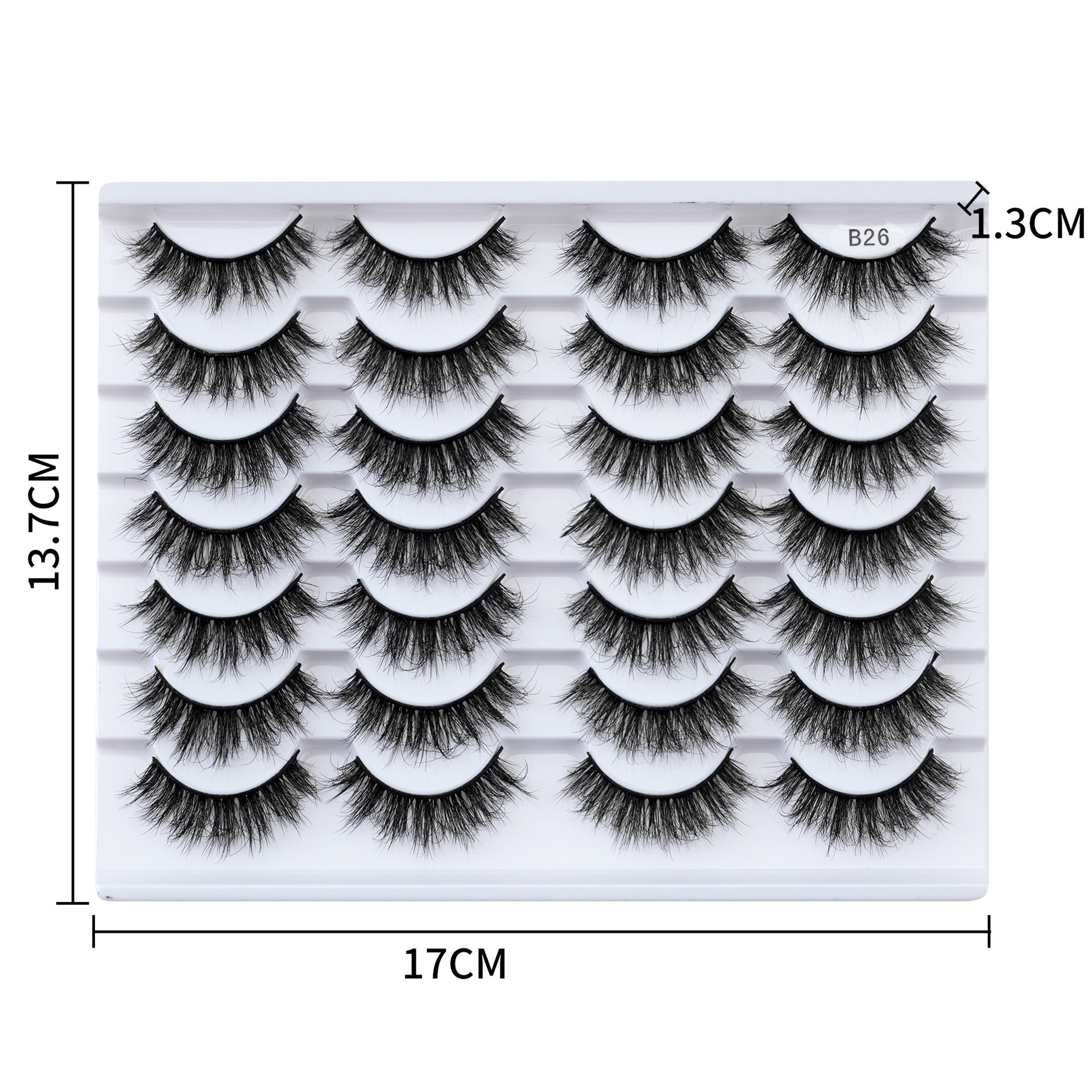 Lashes Mink Faux False Eyelashes Wispy Fluttering Explosive Effect ...