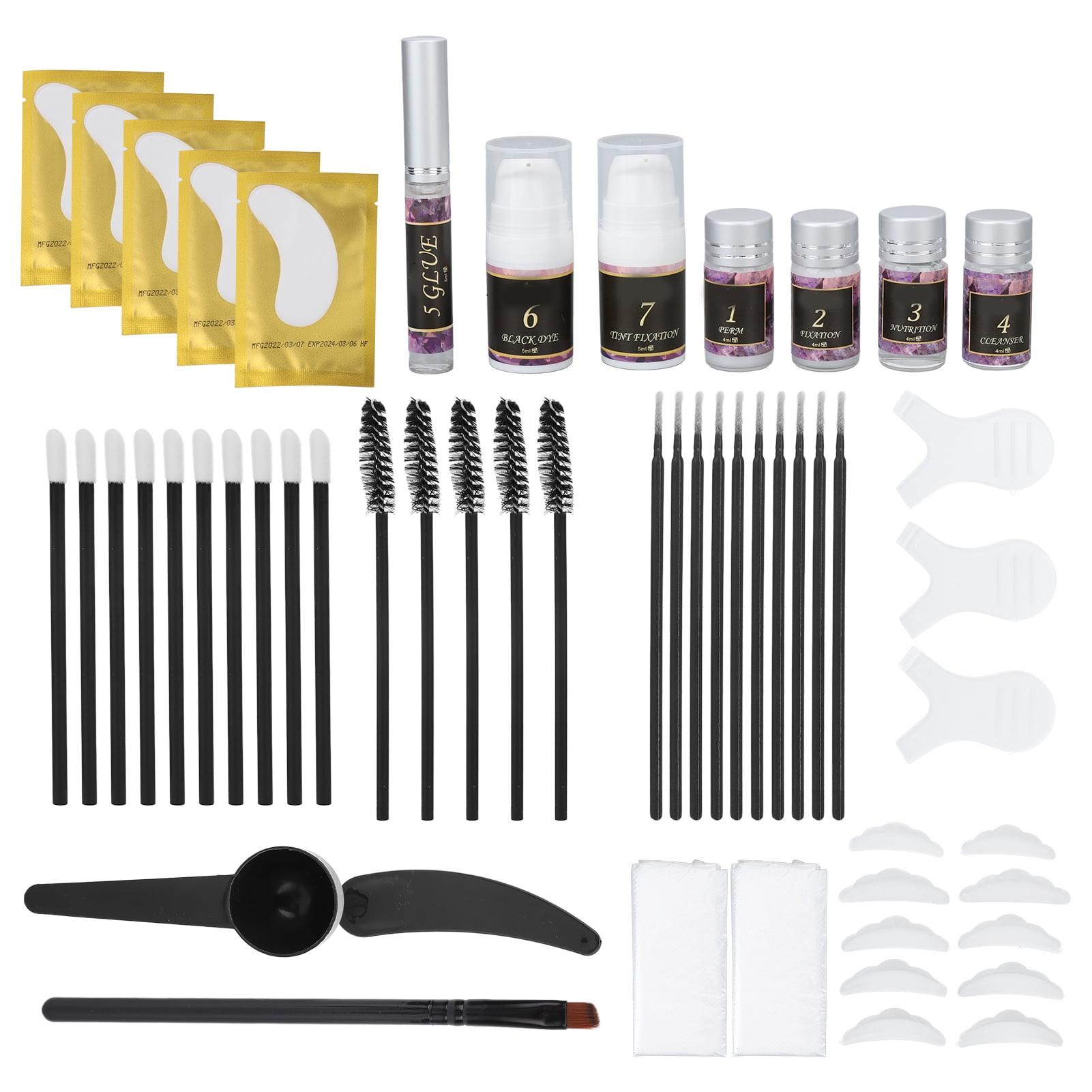 Lashes Perming Kit Eyebrows Dyeing Shaping Long Lasting EyeLashes ...