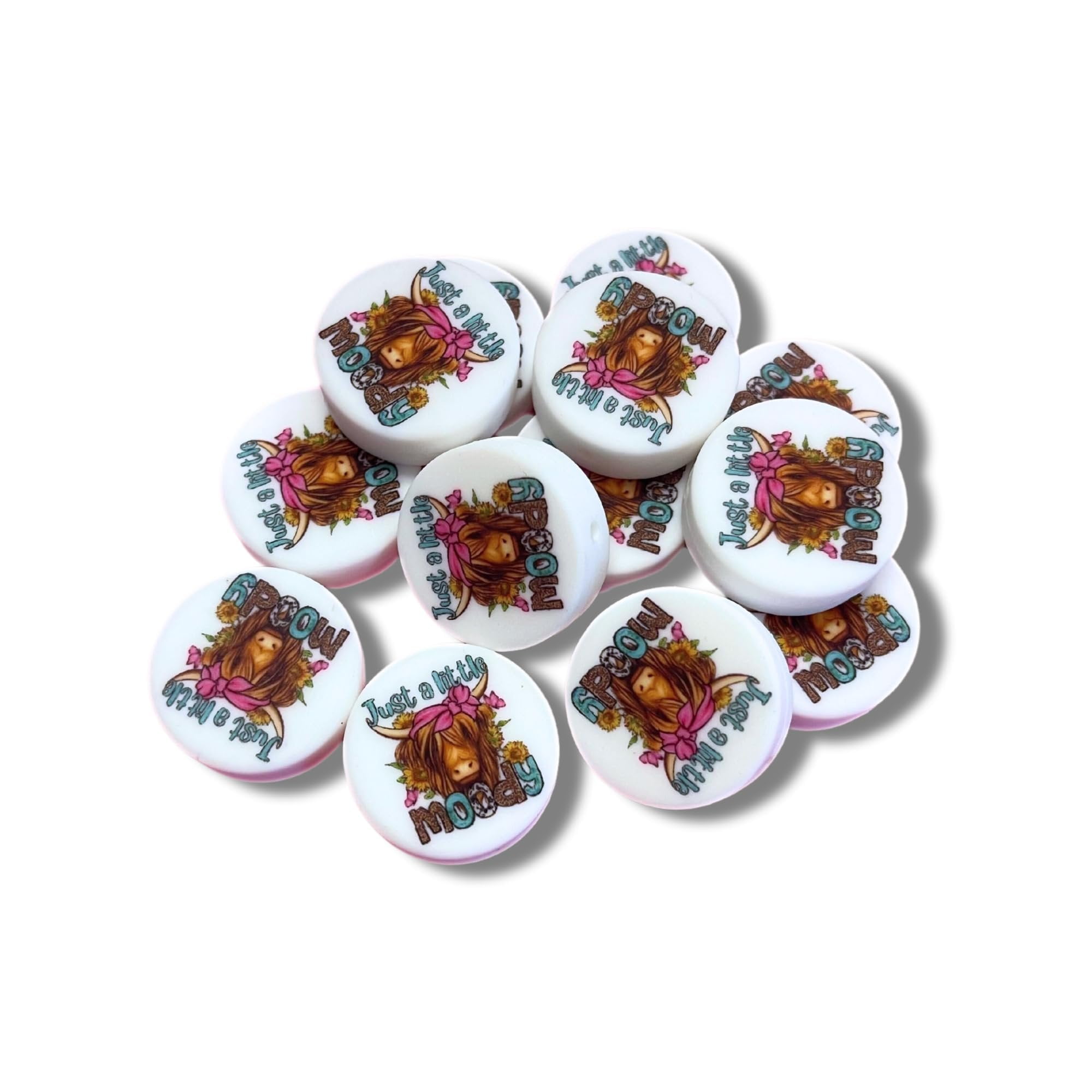 Lashicorn Just a Little Moody Heifer Cow Hairy Furry Highland Silicone ...