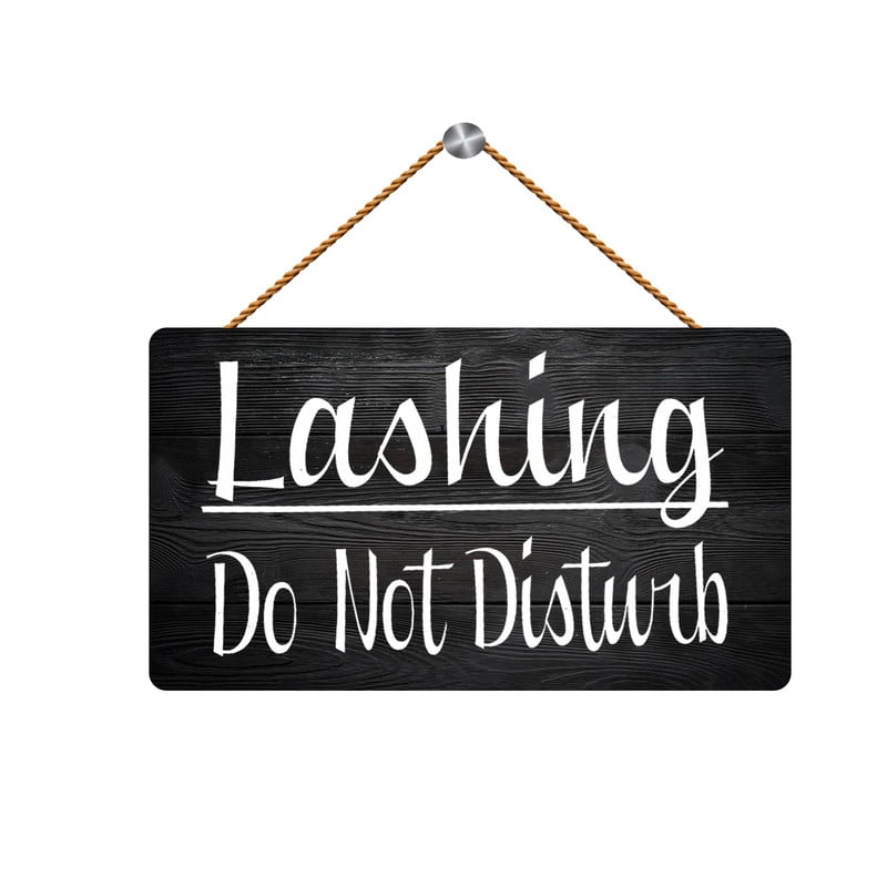 Lashing Do Not Enter In Session Wooden Wall Art Decorative 12X6 Inch ...