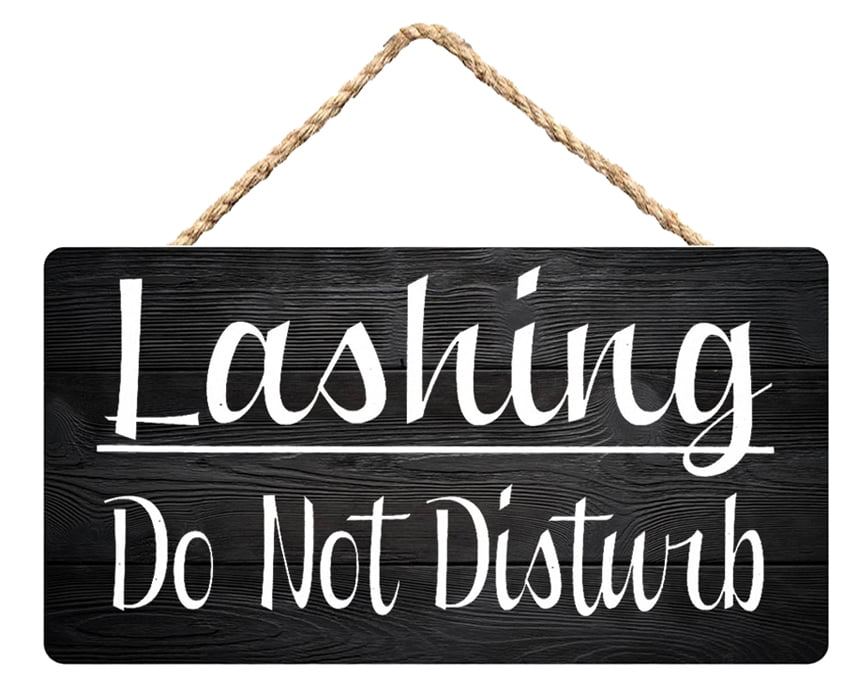 Lashing Do Not Enter Wooden Signs For Home 6X12 Inch - Walmart.com