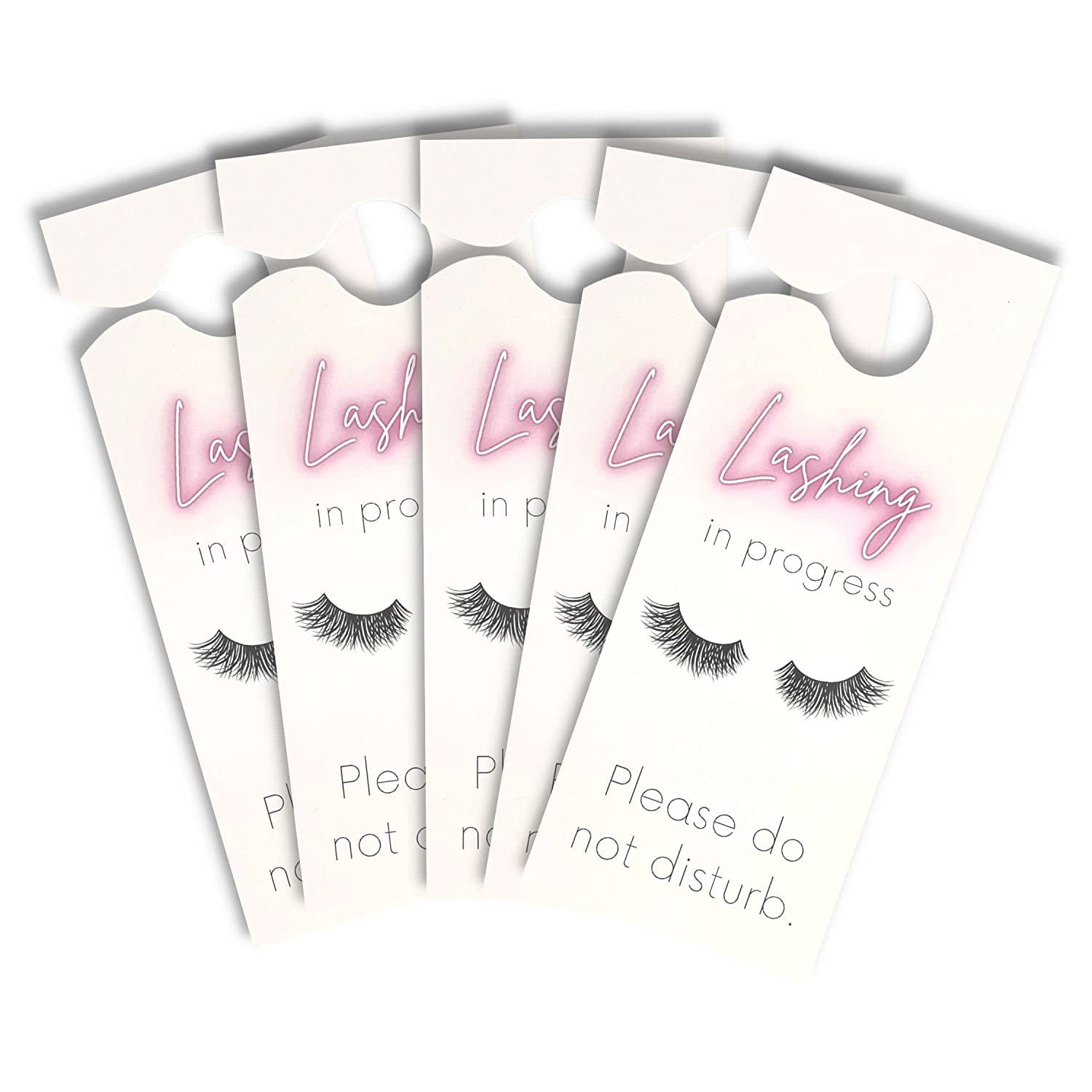 Lashing in Session Door Handle Hang Sign 15 Pack 3.5 x 8.5" inches ...