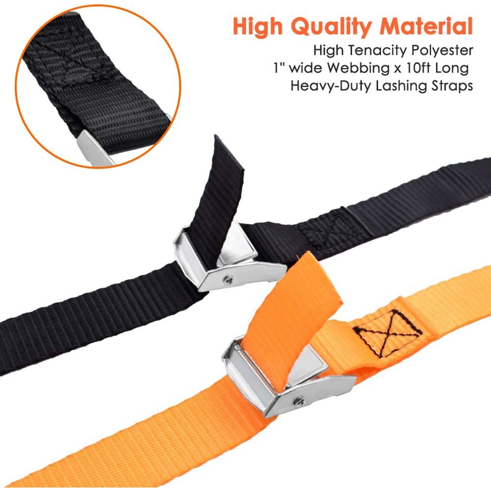 Lashing Straps Tie Down Straps with Zinc Alloy Cam Lock Buckle Up ...