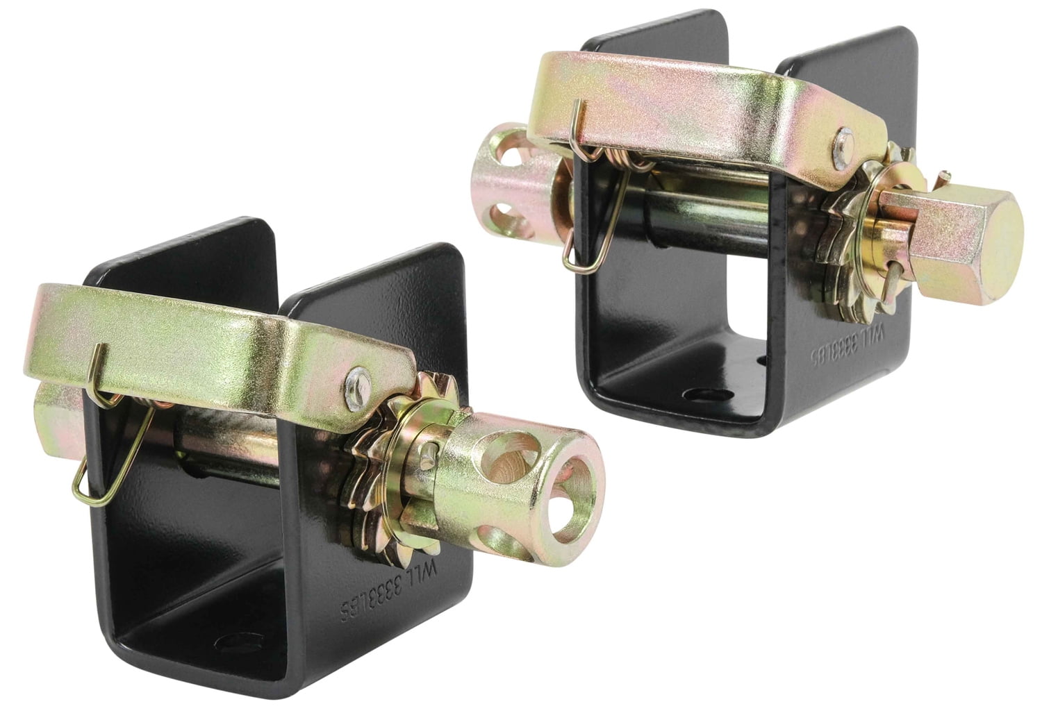 Lashing Winch 2 Inches (1 Left, 1 Right) Bolt On Weld On Track Tie Down ...