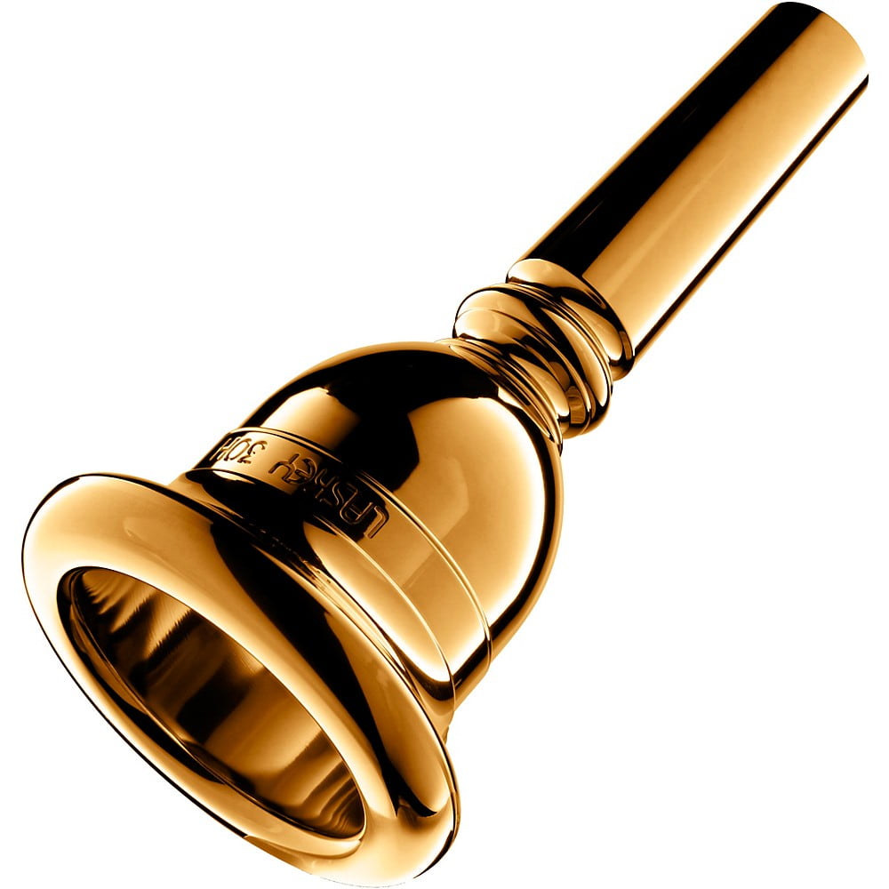 Laskey Classic F Series American Shank Tuba Mouthpiece in Gold 32F ...