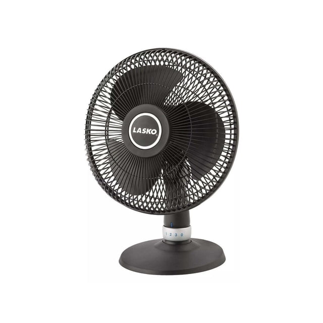 Lasko 12" Oscillating Performance 3 Speed Table Fan - Black - Walmart.com