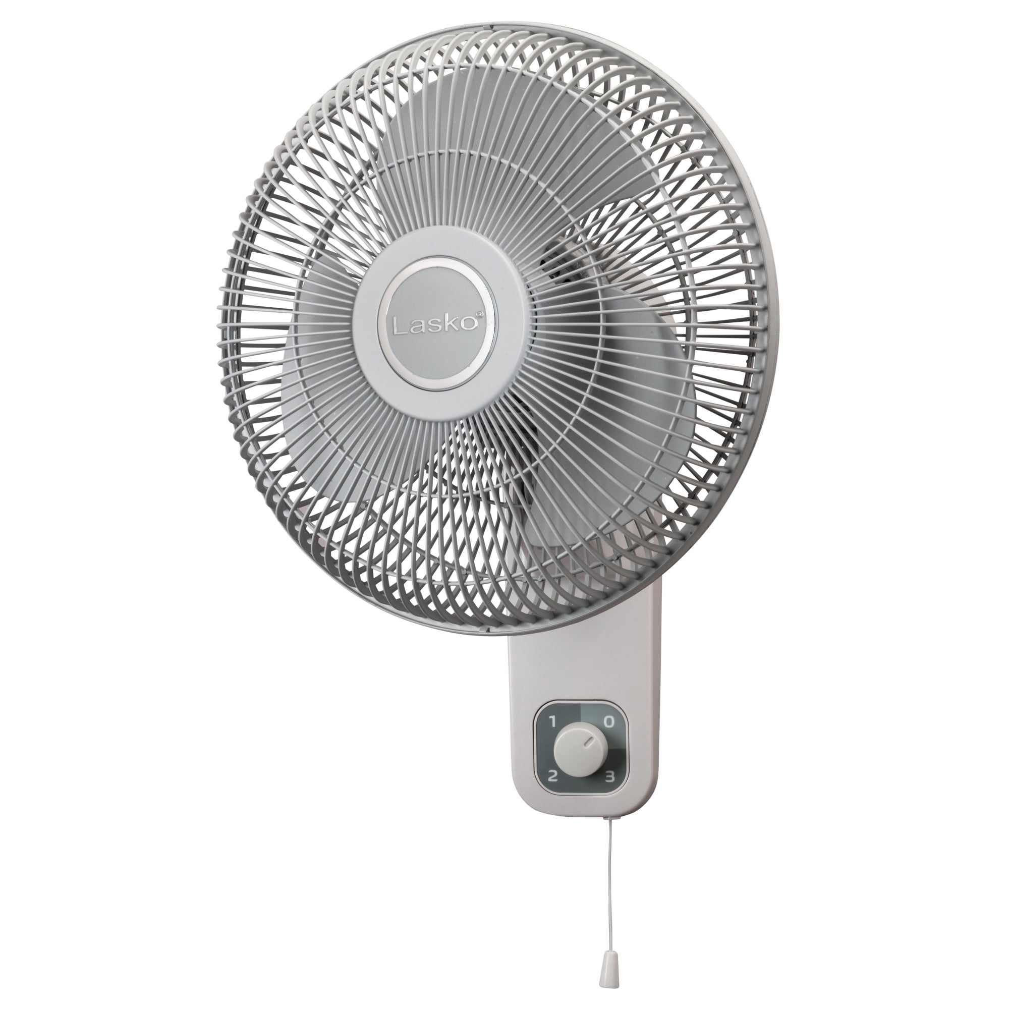 Lasko 12" Oscillating Wall mount Fan with Anti-Rust Grills, White ...