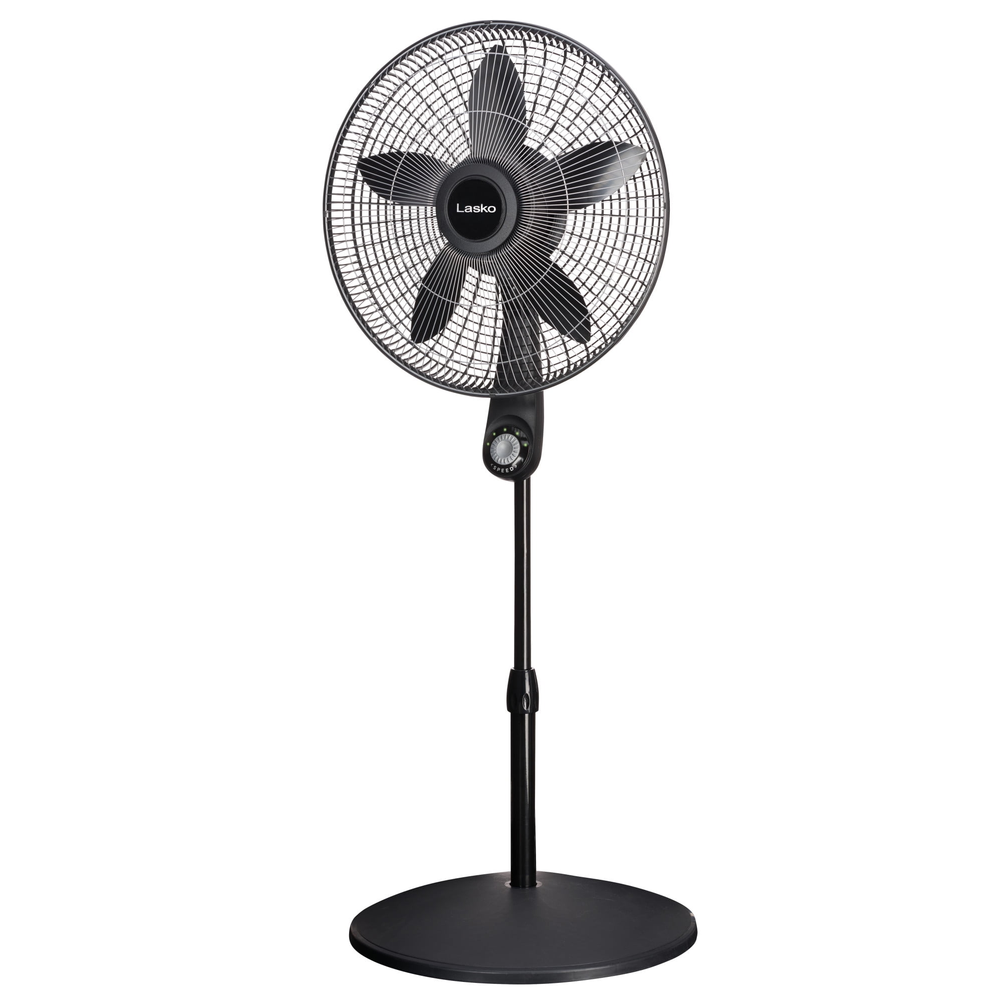 Lasko 18" 5-Speed High Performance Pedestal Fan with Remote, 54" H ...
